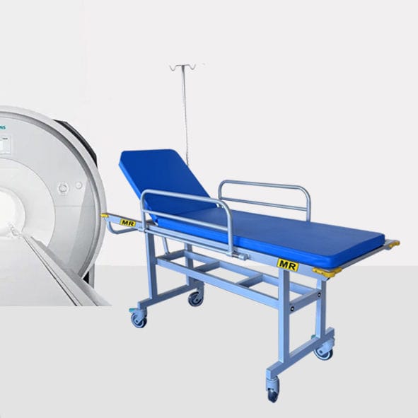 MRI stretcher trolley - HO-708A - Hongkong Medi - manual / non-magnetic