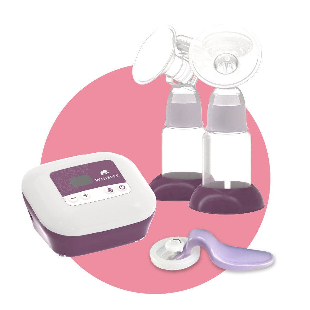 Electric breast pump - Whisper - Rumble Tuff - double / hands-free ...