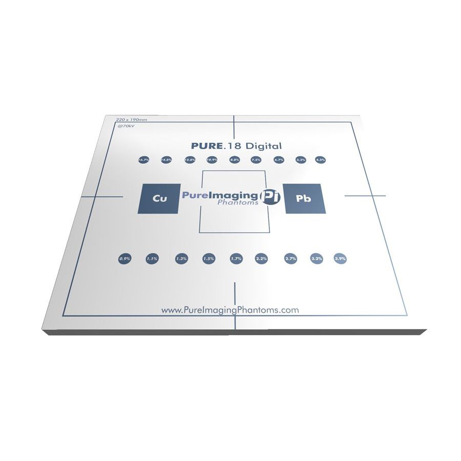Fluoroscopy test phantom - PURE.18 DIGITAL - Pure Imaging Phantoms ...