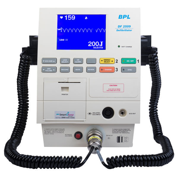 Manual external defibrillator - DF 2509/R - BPL Medical Technologies