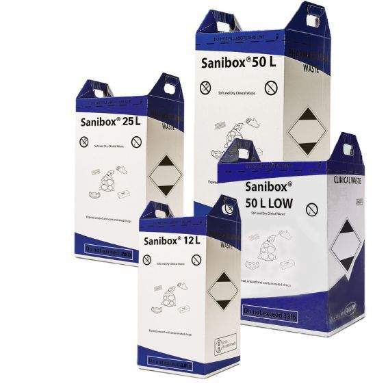 Waste container - SANIBOX® pharmi - Daniels Healthcare - cardboard / safe