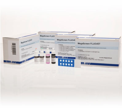 Canine distemper test kit - MegaFLUO® CDV - MEGACOR Diagnostik - for ...