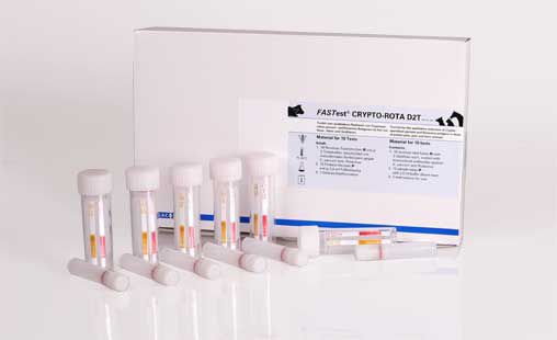 Rapid diarrhea test - FASTest® CRYPTO-ROTA D2T - MEGACOR Diagnostik ...