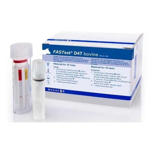 Rapid diarrhea test - FASTest® D4T - MEGACOR Diagnostik - veterinary ...