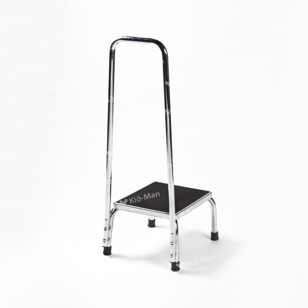 1-step step stool - 01-5710 - Kid-Man - non-slip / with handrail