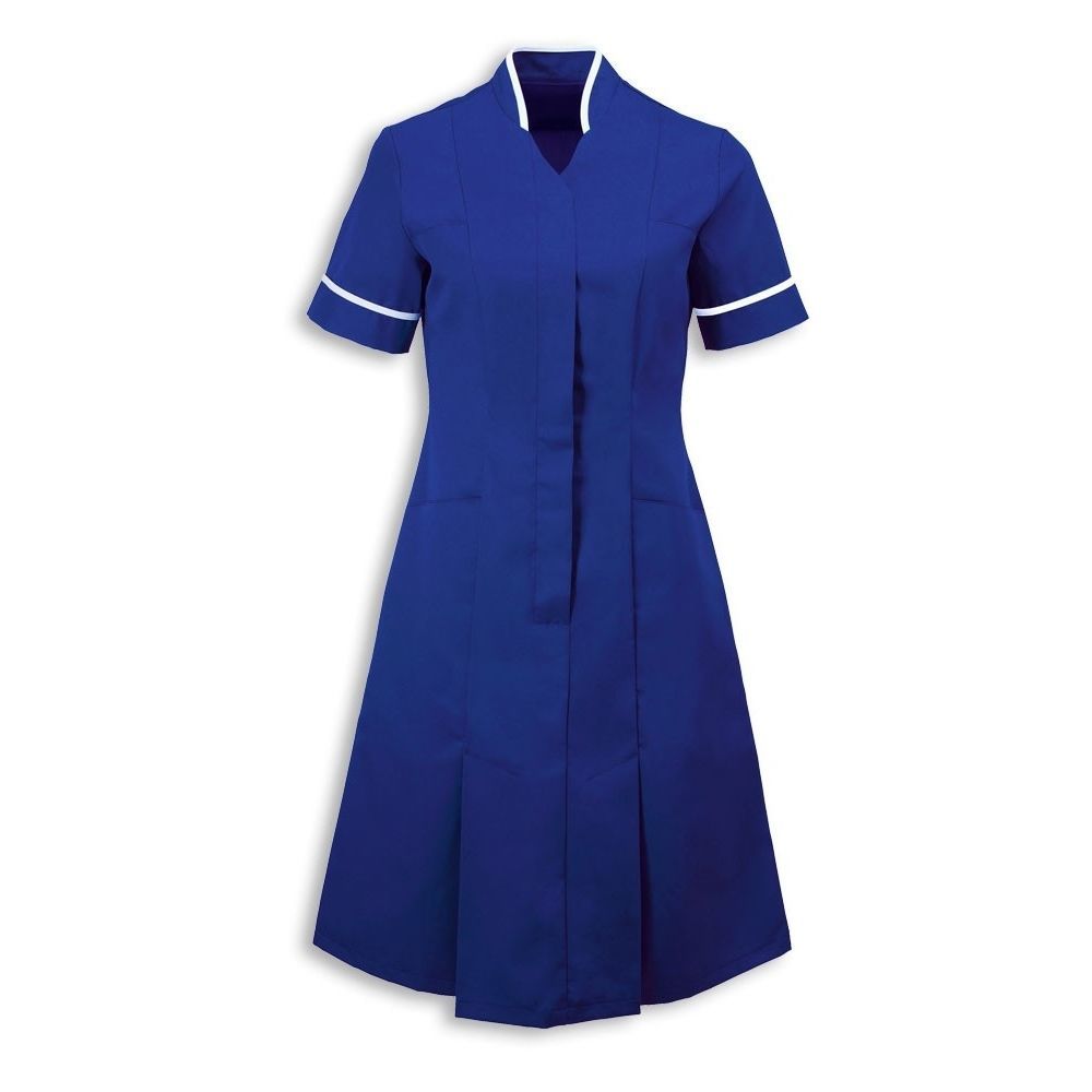 Women's nurse dress - NF51 - Alexandra - polyester / washable / white