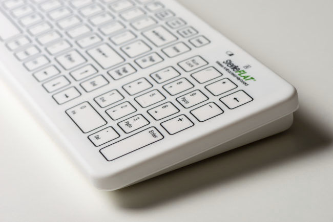 Silicone medical keyboard - SF09-02W - SterileFLAT - USB / antibacterial