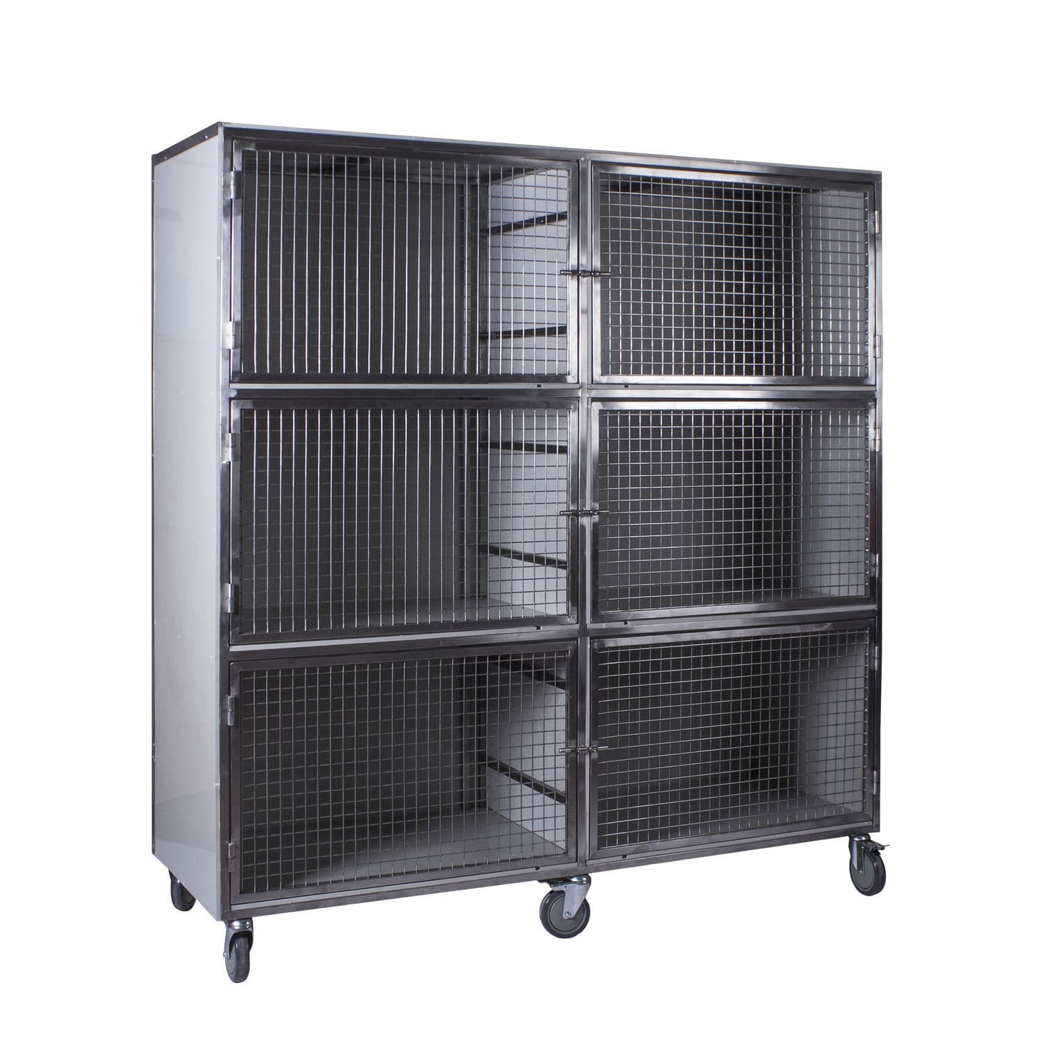 6-compartment veterinary cage - 80379 - Vetbot - polypropylene