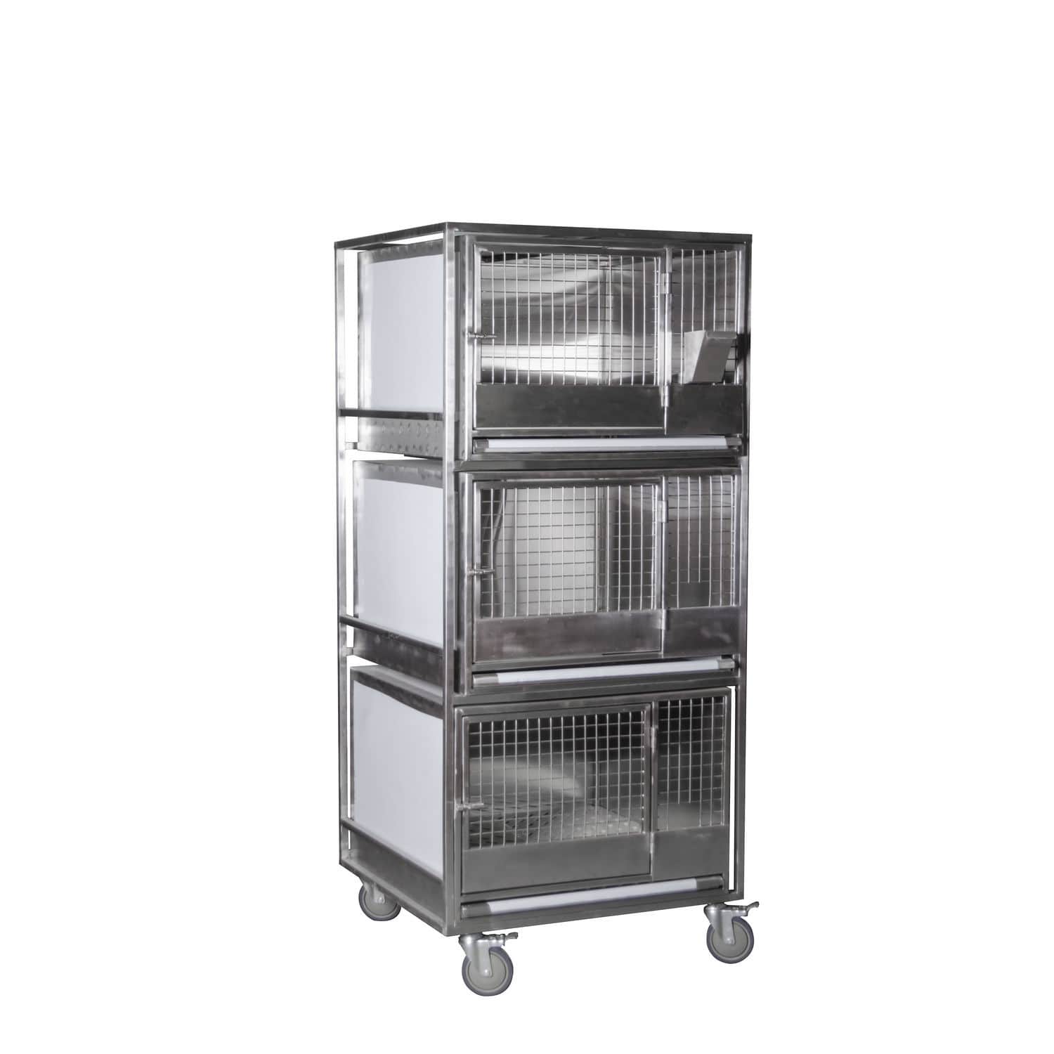 Rabbit veterinary cage - CL-1261 - Vetbot - modular