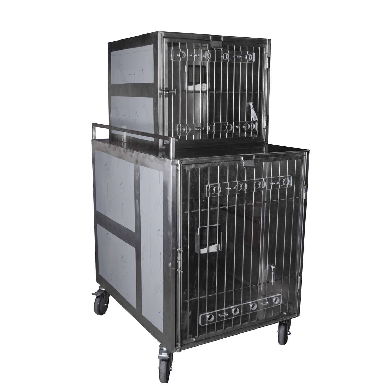 Cat veterinary cage - 80420 - Vetbot - for dogs / modular / 2-compartment