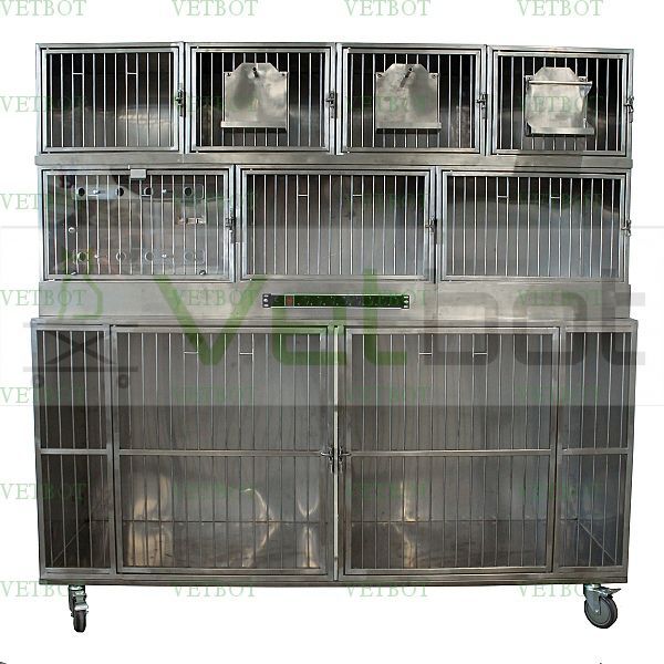 Dog veterinary cage - 80430 - Vetbot - for cats / modular / 9-compartment