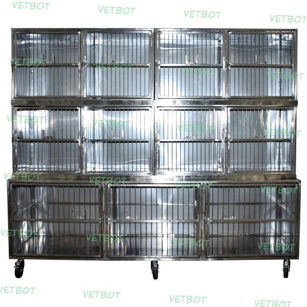 Dog veterinary cage - №80519 - Vetbot - for cats / 10-compartment ...