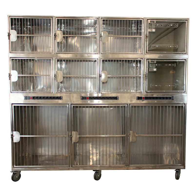Modular veterinary cage - 80346 - Vetbot - stainless steel