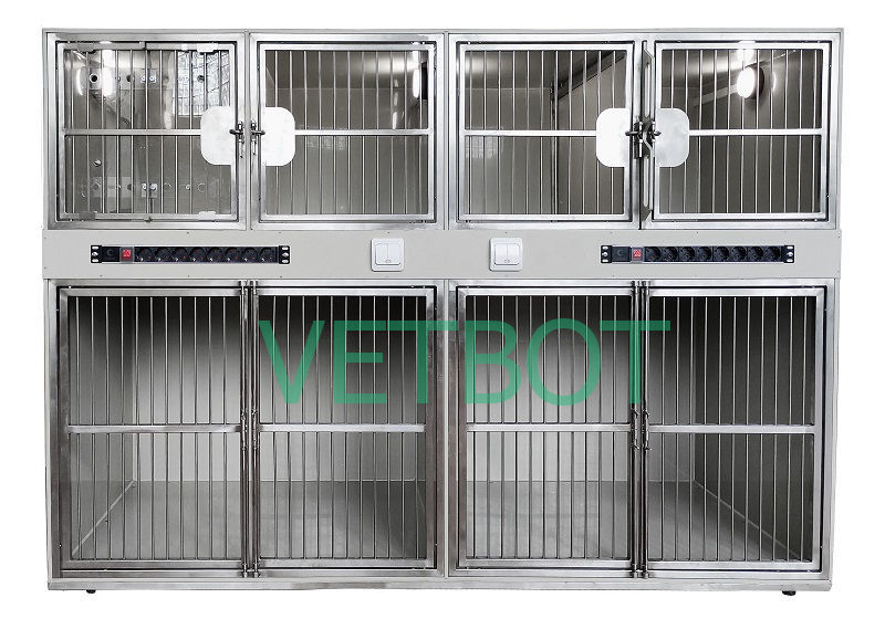 Modular veterinary cage - №80595 - Vetbot - polypropylene / with ...