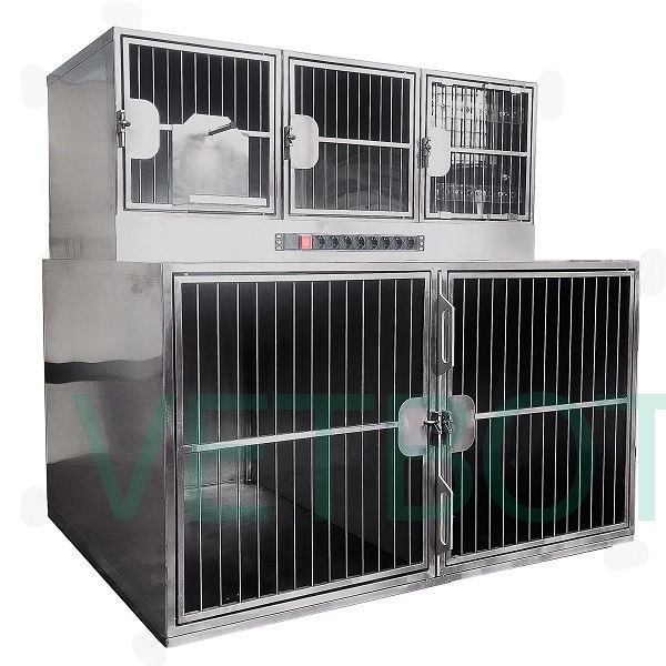 Cat veterinary cage - №80601 - Vetbot - for dogs / modular / stainless ...