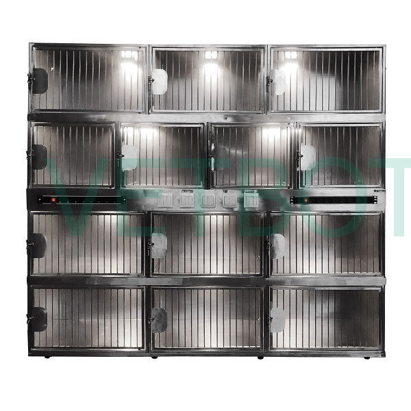 Cat veterinary cage - №80612 - Vetbot - for dogs / modular / stainless ...