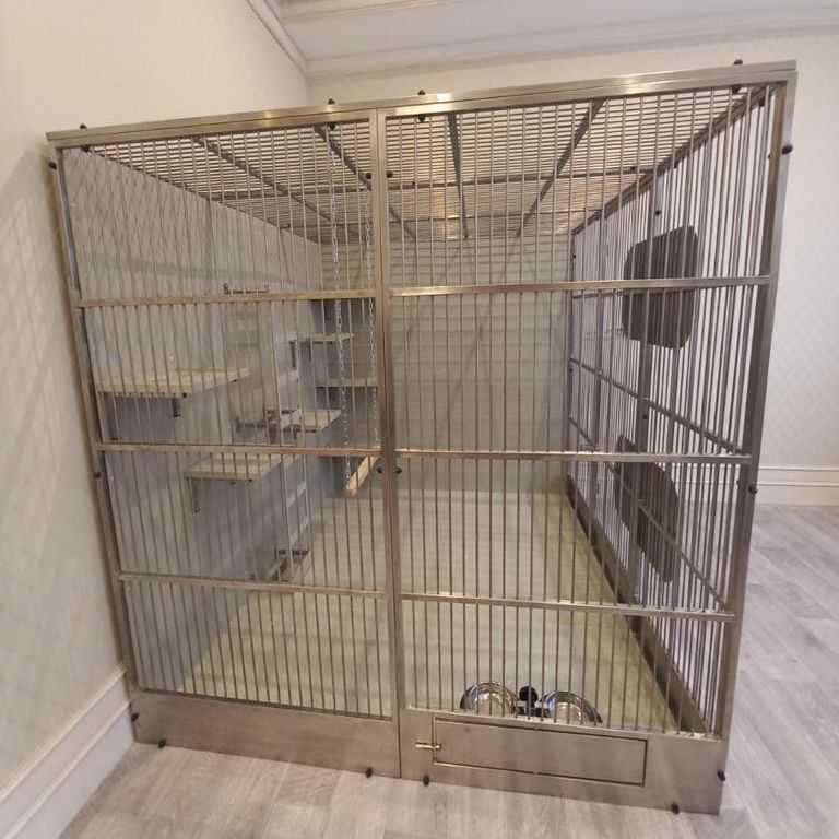 Primate veterinary cage - Vetbot - modular / stainless steel ...