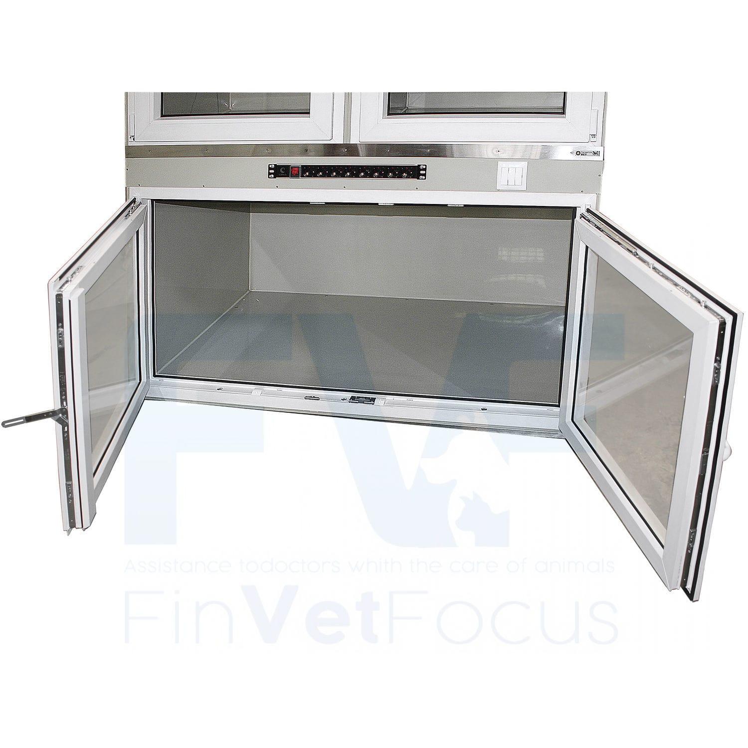 Veterinary isolation cage - 80745 - Vetbot - modular / two-level / on ...