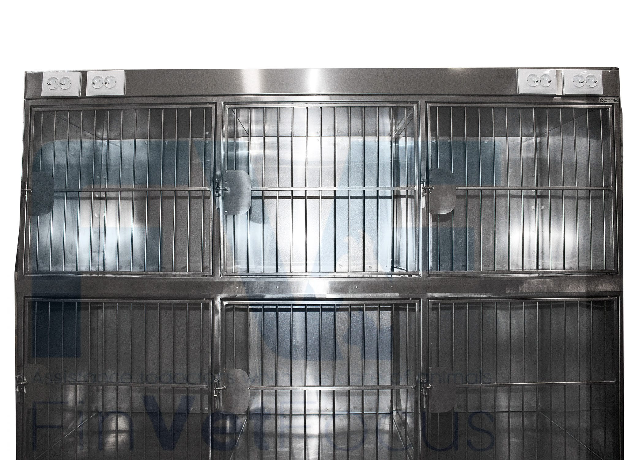 Modular veterinary cage - 80728 - Vetbot - 9-compartment / on casters ...