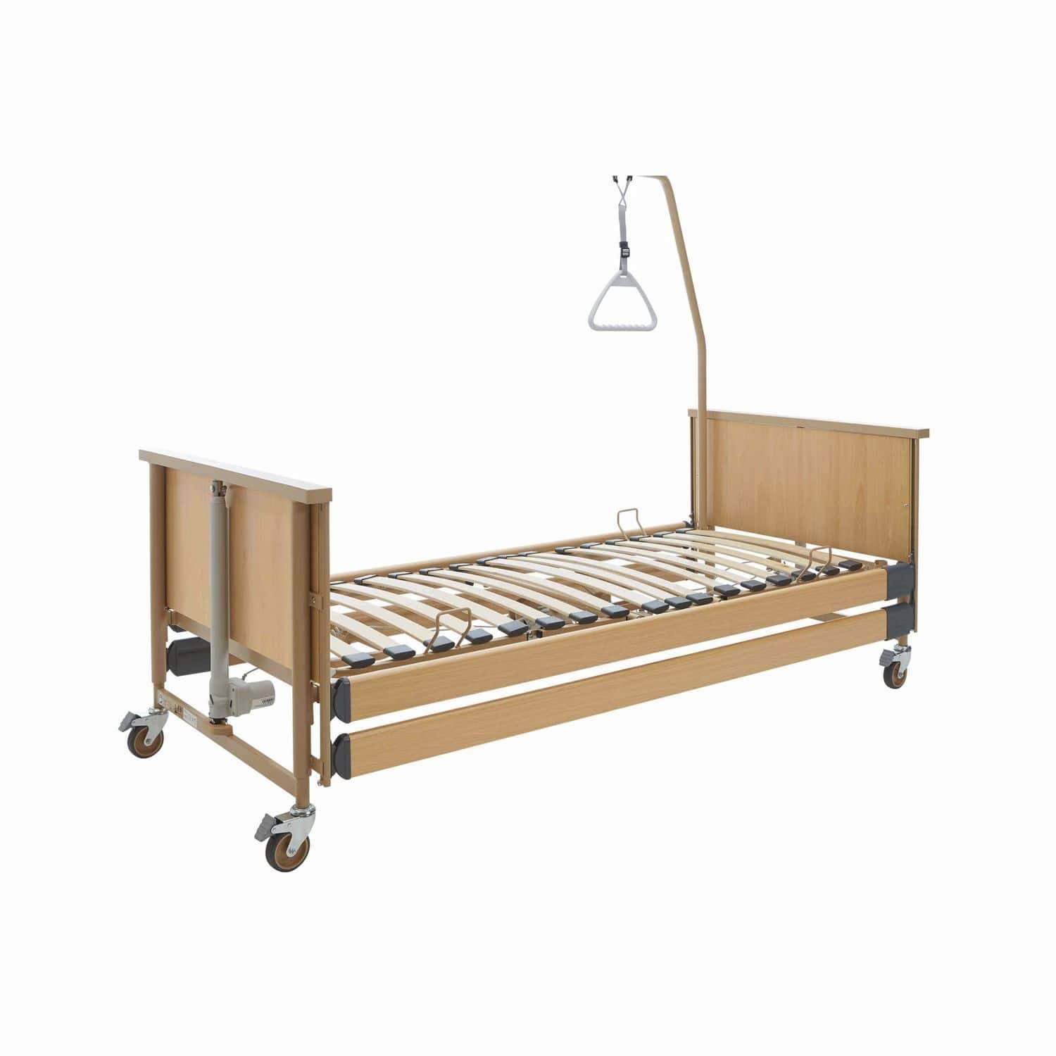 Nursing home bed - ECONOMIC II - Metras - manual / on casters