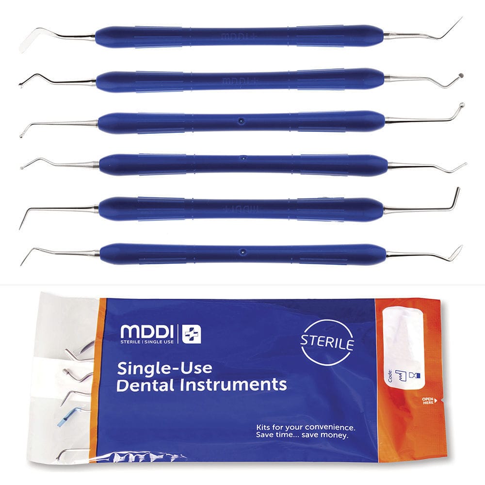 Dental restoration instrument kit - SI660ST-1 - MDDI - Medi Dent Disposable International - sterile