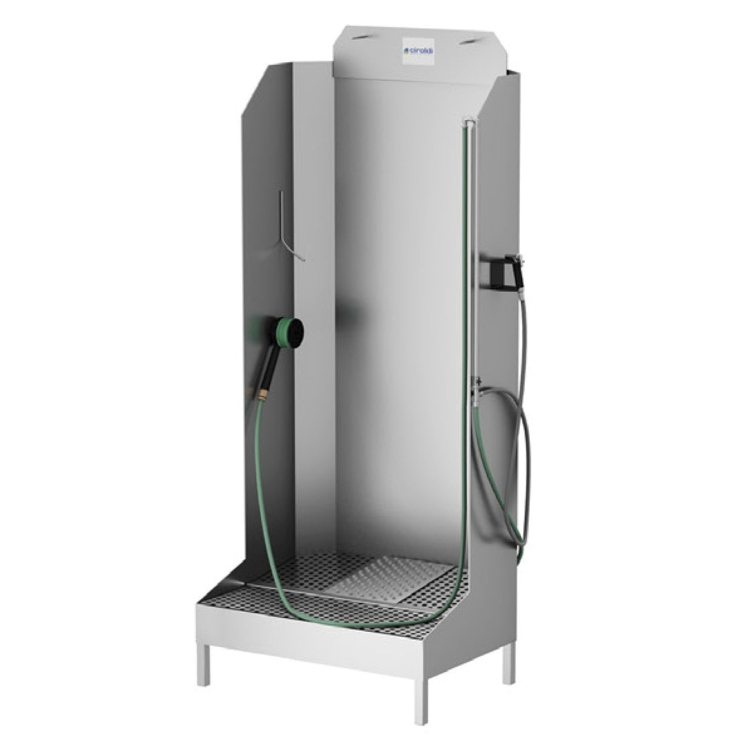 Shoe cleaning station - TRISERVICE - CIROLDI SPA - stainless steel