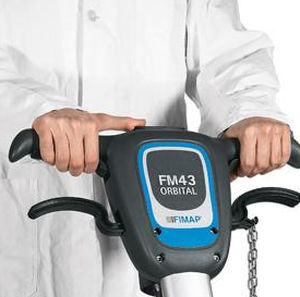 Walk-behind single-disc rotary machine - FM43 ORBITAL - Fimap