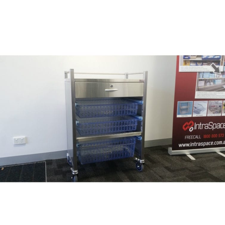 Medical trolley - IMSST-BASKET1/D - IntraSpace - for instruments ...