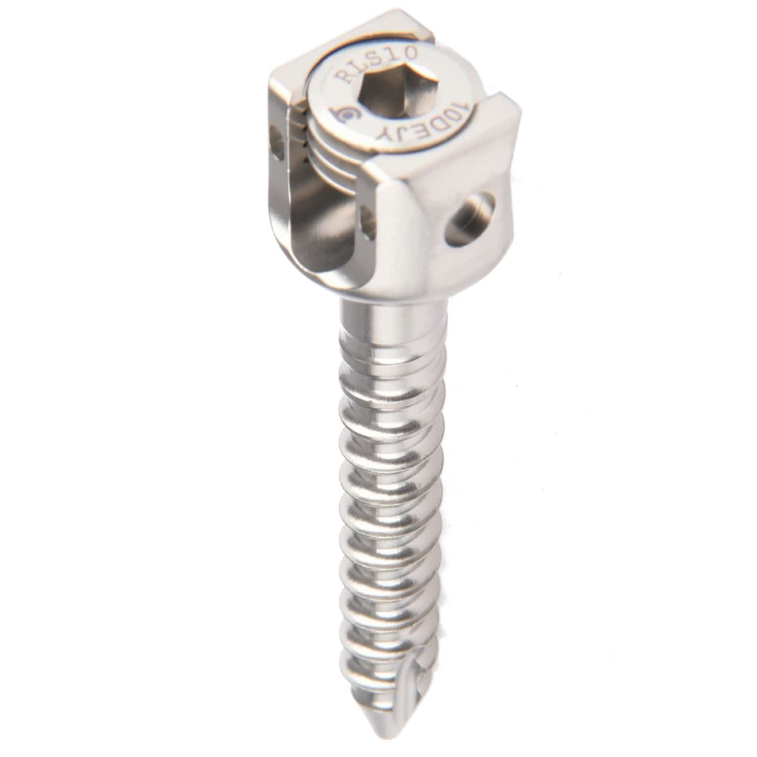 Thoracic-lumbar vertebra pedicle screw - REED Monoaxial Screw - H.P.I ...