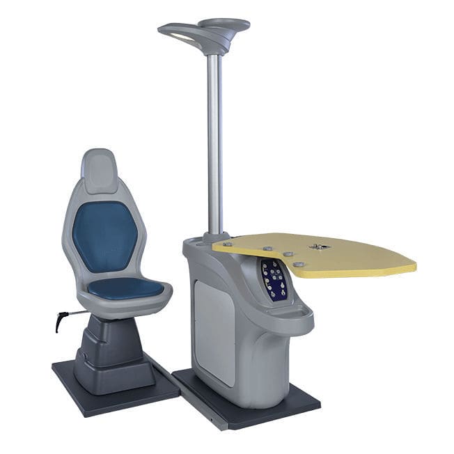 Ophthalmic workstation - PEAK - Meccanottica Mazza - with chair / with ...