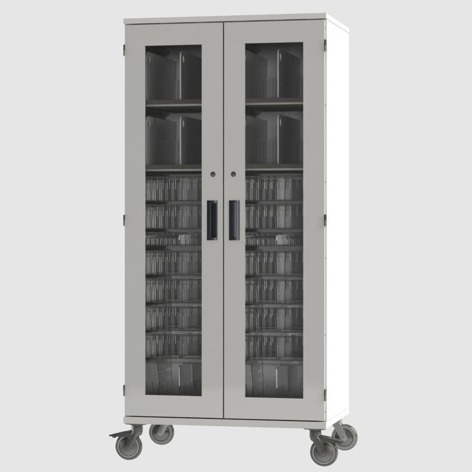 Hospital cabinet - LPC-T2736-G-SHELF - MASS Medical Stroage - with ...