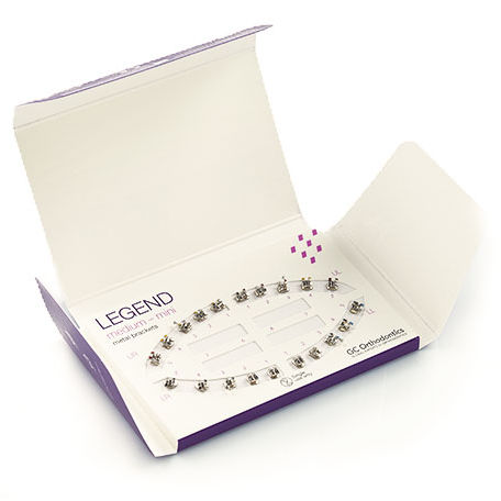 Metal orthodontic bracket - LEGEND Mini/LEGEND Medium - GC Orthodontics ...
