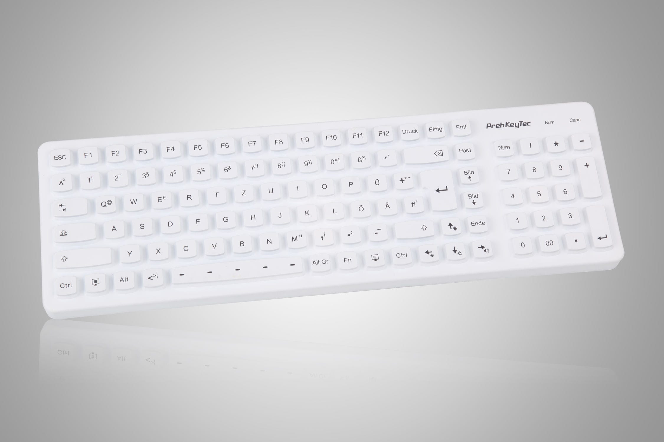 Keyboard with numeric keypad - SIK 2500 - PrehKeyTec GmbH - silicone ...