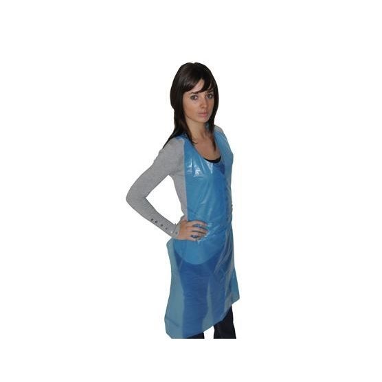 Unisex medical apron - 50.301 - Kolmi - breathable / waterproof / blue