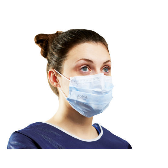 Polypropylene safety mask - Op Air - Kolmi - half-mask / adult / blue