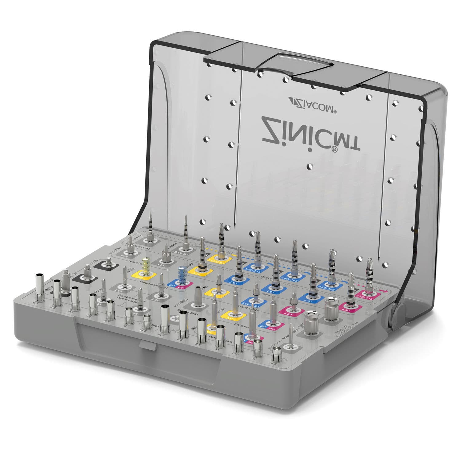 Dental implant surgery instrument kit - Zinic® MT / ZM4® MT - ZM1 ...