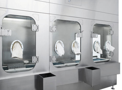 Restricted-access barrier system for the pharmaceutical industry ...