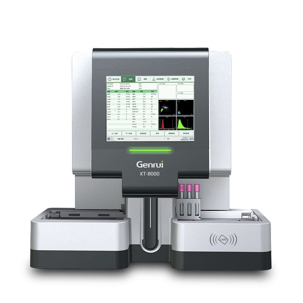 Automatic hematology analyzer - KT-8000 - Genrui Biotech Inc. - benchtop / 28-parameter / 5-part ...