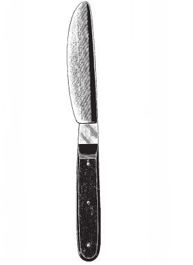 Autopsy surgical knife - 39-05-23 - Thempson