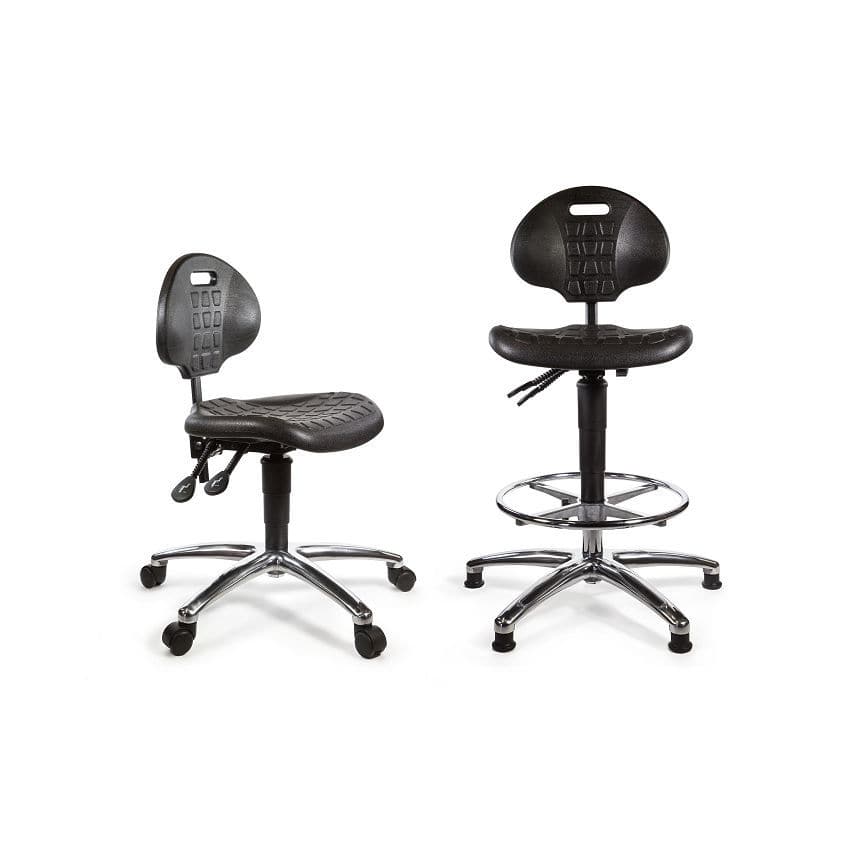Laboratory chair - TECHSIT C-TECH PU - Hospital Aids - on casters ...