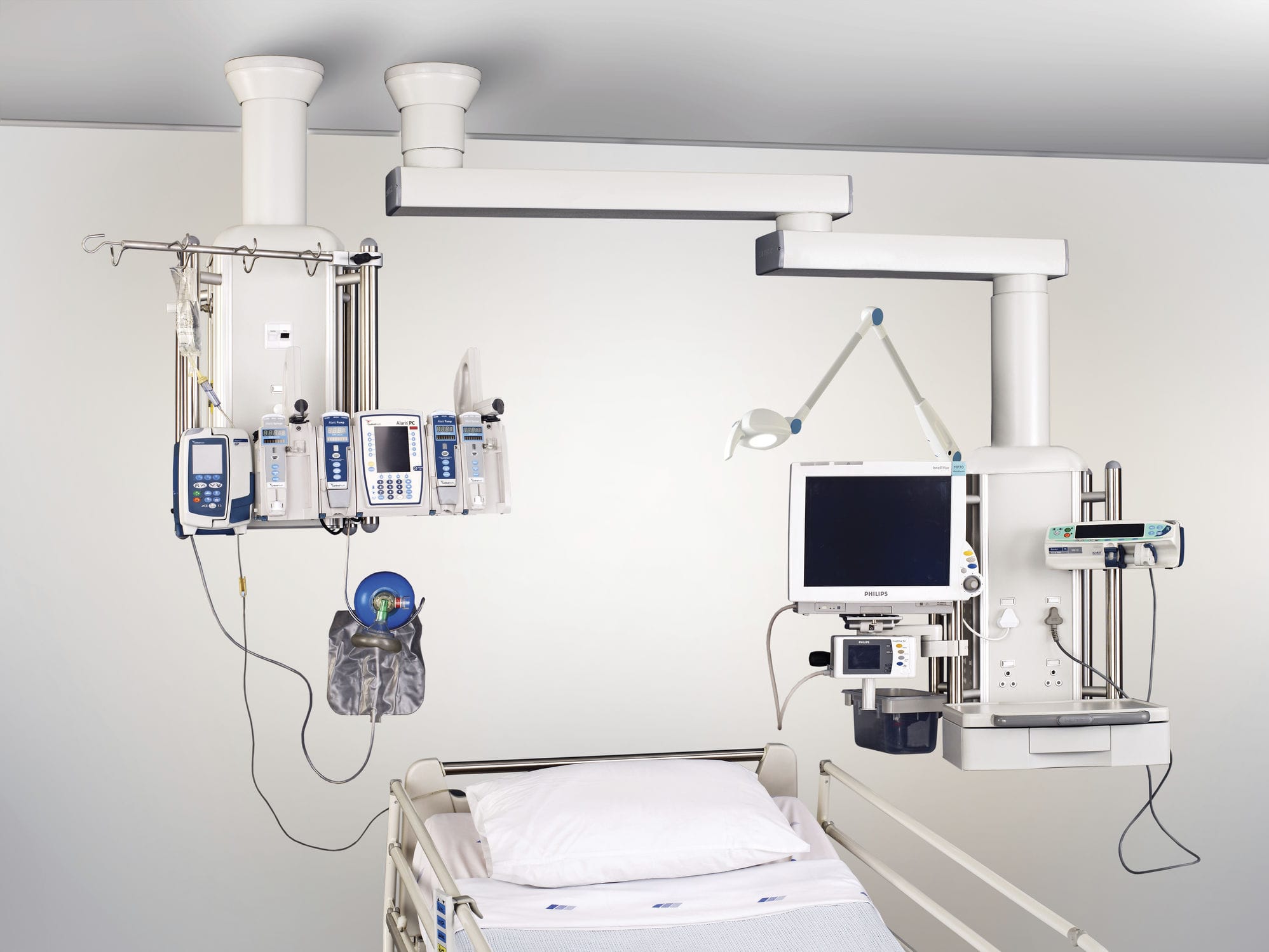 Medical pendant - HU5-FT2-01 - Hutz Medical - ceiling-mounted ...