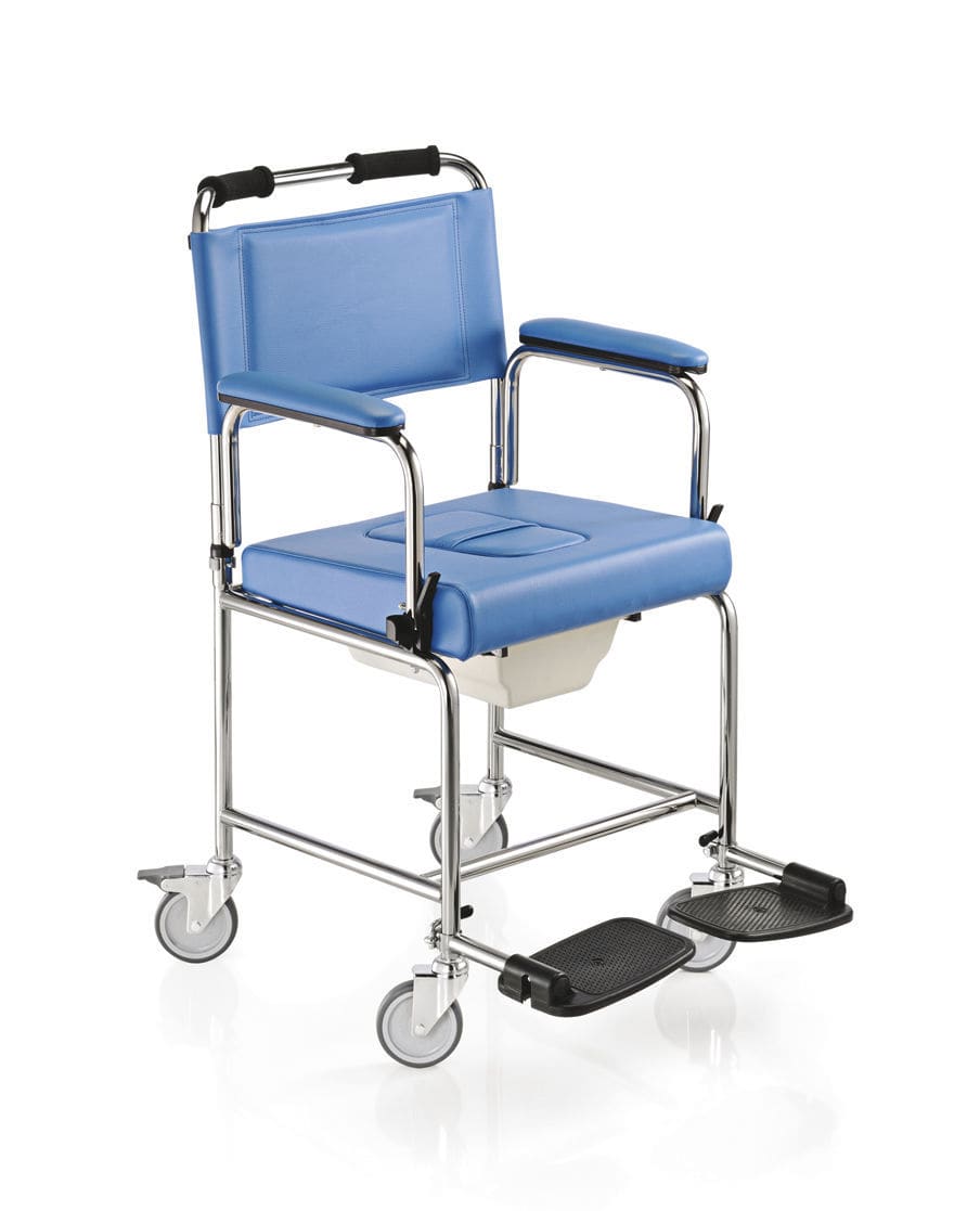 Commode chair with armrests - MIA - Surace - with bucket / on casters ...