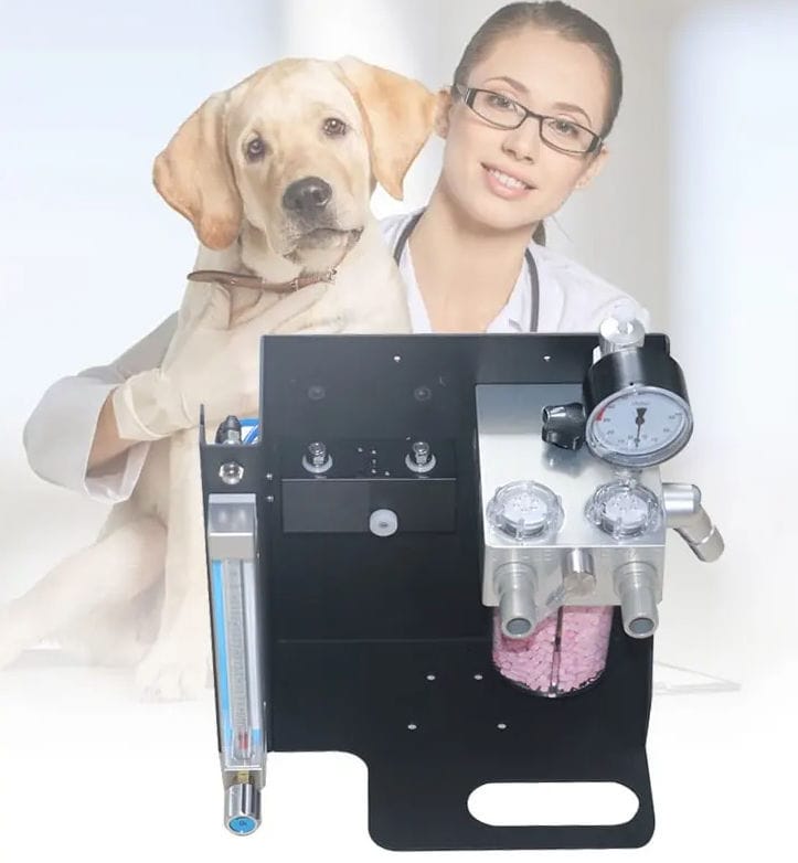 Trolley-mounted veterinary anesthesia workstation - OLV-V1 - Zhengzhou ...