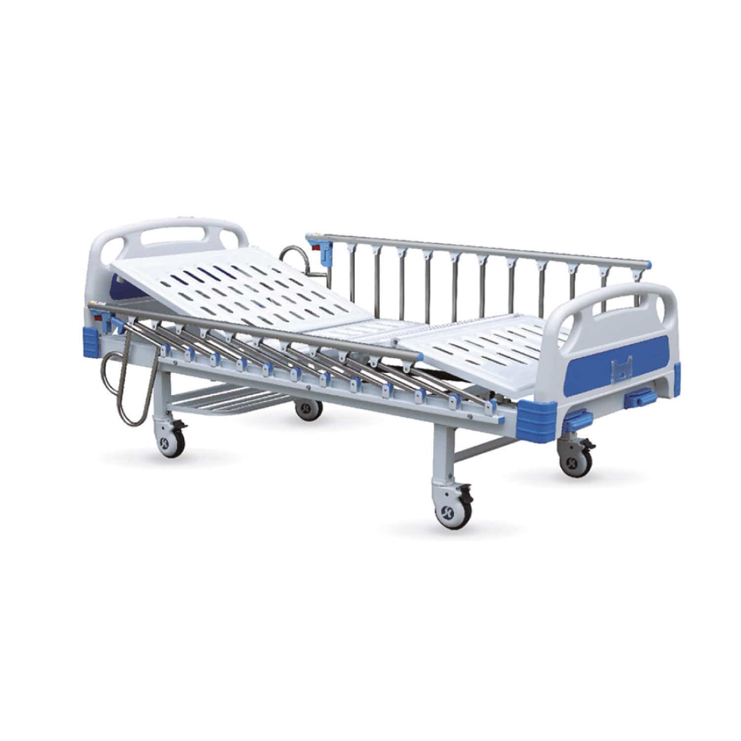 Hospital bed - MHB-06 - Medi Waves - manual / folding / on casters