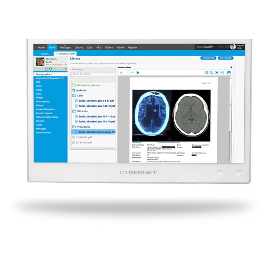 Intel® Core i5 medical panel PC - CyberMed G22 - Cybernet - Intel® Core ...