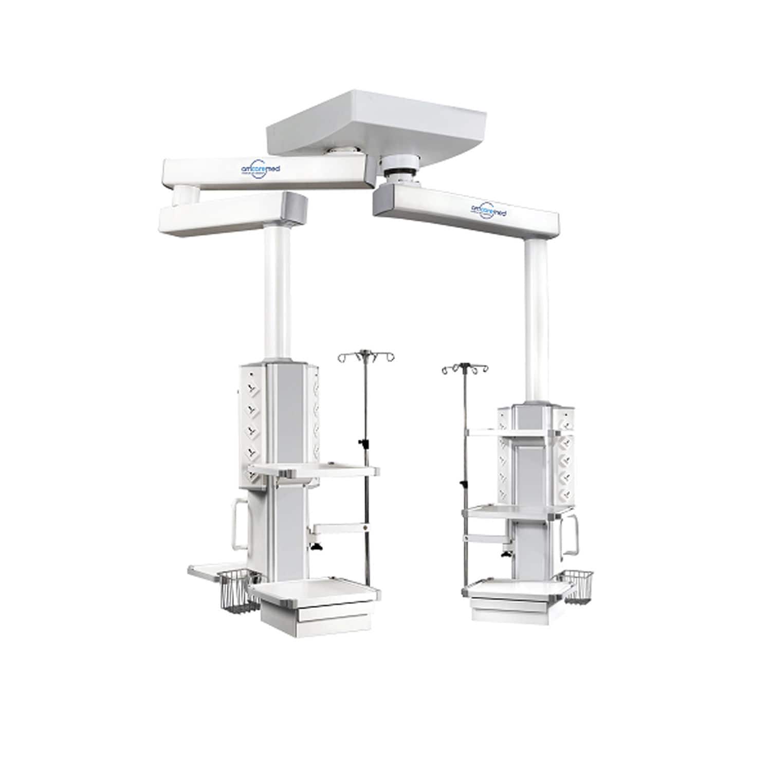 Double medical pendant - AMCAREMED TECHNOLOGY - ceiling-mounted ...