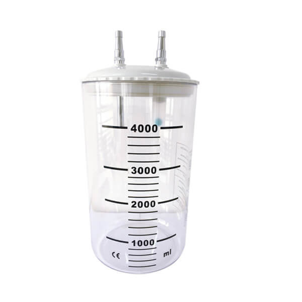 Body fluids suction jar - SJ-4J - AMCAREMED TECHNOLOGY - polycarbonate ...