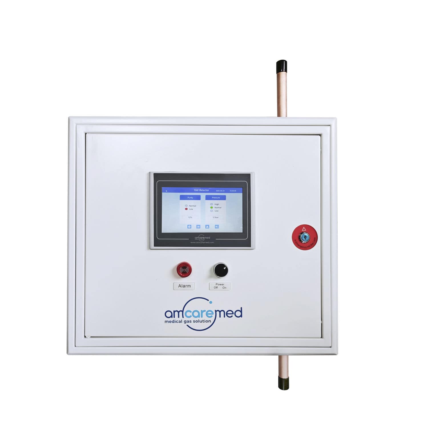 Gas control panel - AM-MP-01 - AMCAREMED TECHNOLOGY - monitoring ...