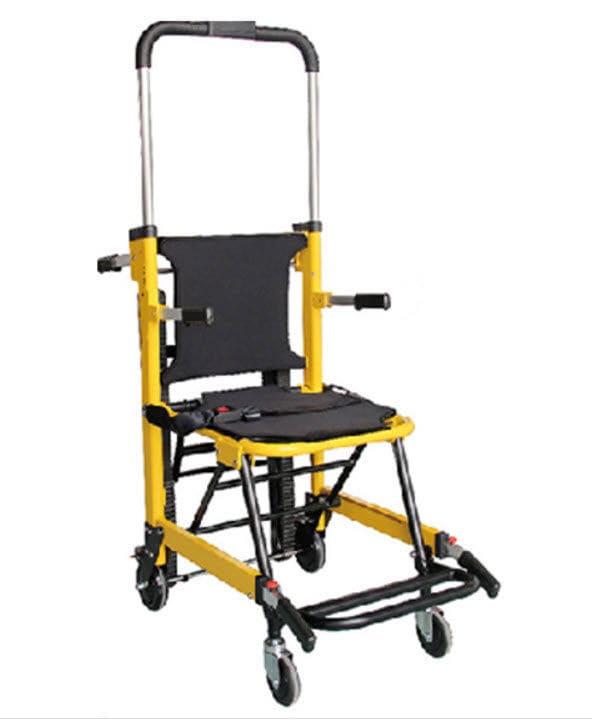 Stair-climbing evacuation chair - EM 002 - TGR - indoor / outdoor / folding