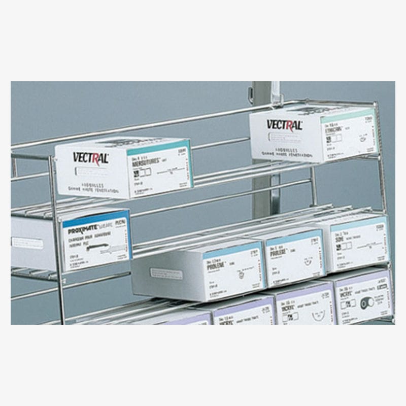 Stainless steel shelf - 2 258 13 18 - PCM HABILCLASS - Medi.Caddie® - wire